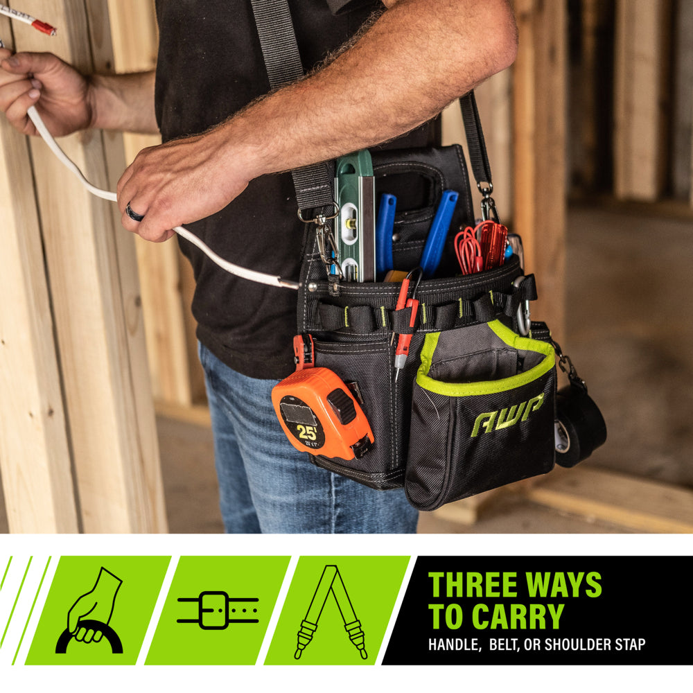TRAPJAW 3-IN-1 ELECTRICIAN TOOL POUCH – AWP